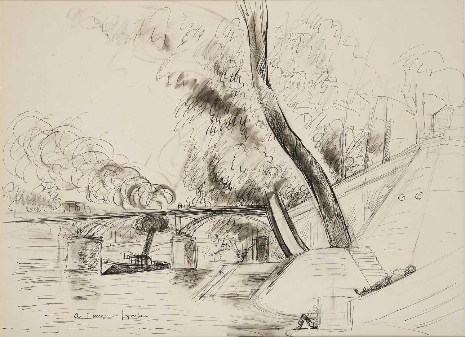 André Dunoyer de Ségonzac | VIEW OF THE PONT LOUIS PHILIPPE, PARIS ...