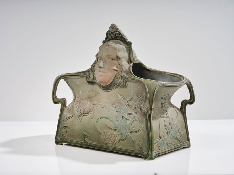 Alexandre-Mathurin Peche | Charenton ceramics Celadon green glazed ...