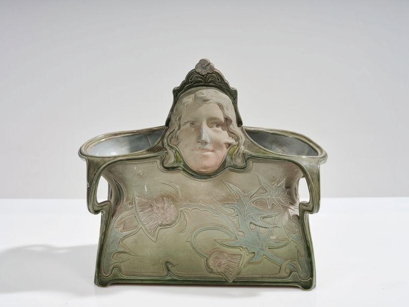Alexandre-Mathurin Peche | Charenton ceramics Celadon green glazed ...