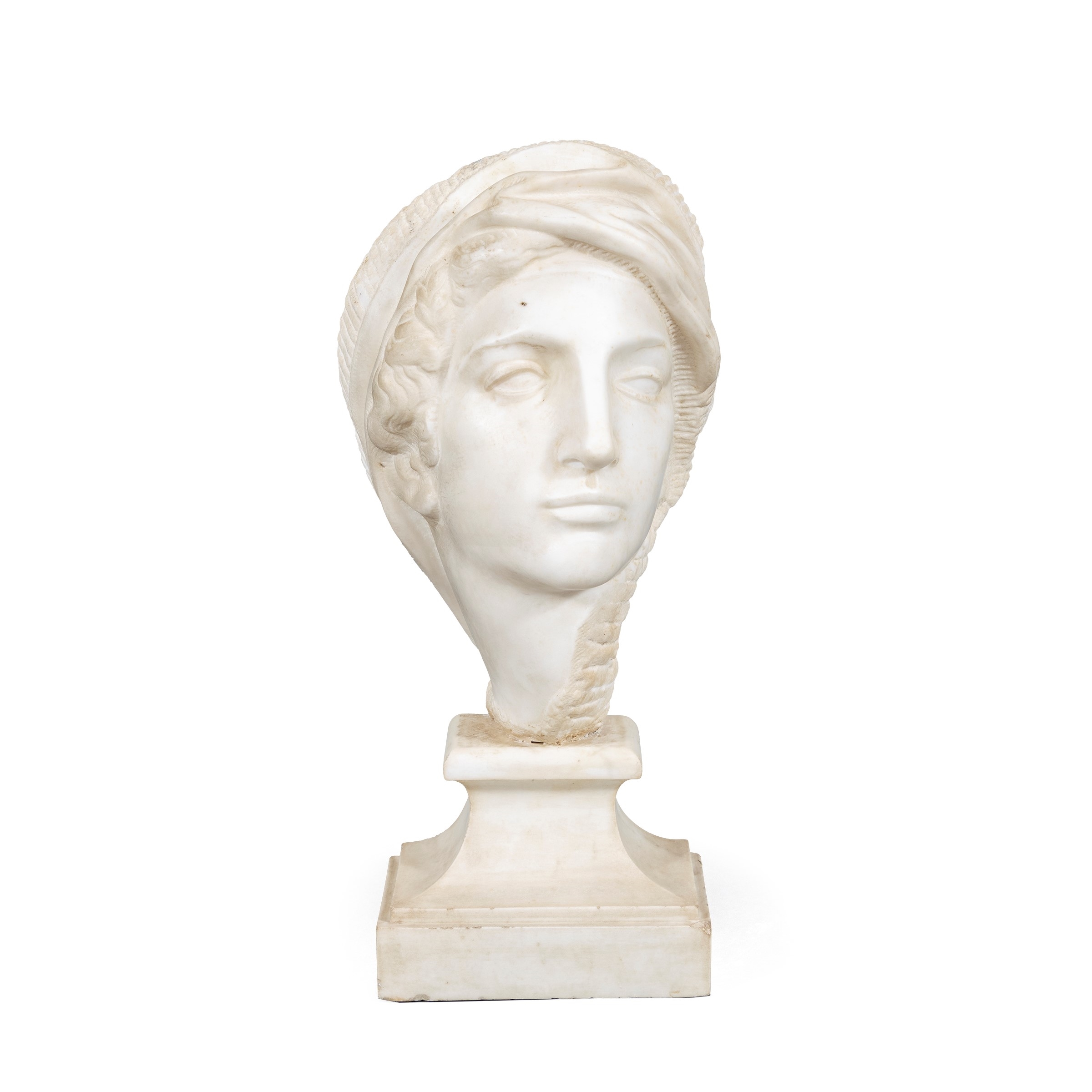 Italian School, 20th Century | Statuario white marble sculpture | MutualArt