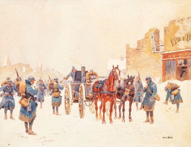 Henri Baud | La charge des grenadiers à cheval à Austerlitz | MutualArt