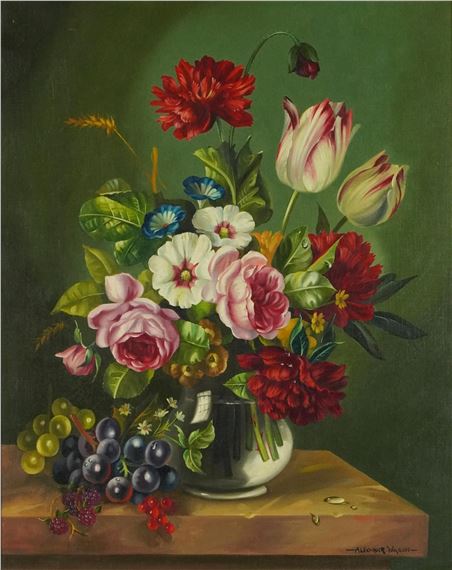 Alexander Wilson | Still life flowers in vase | MutualArt