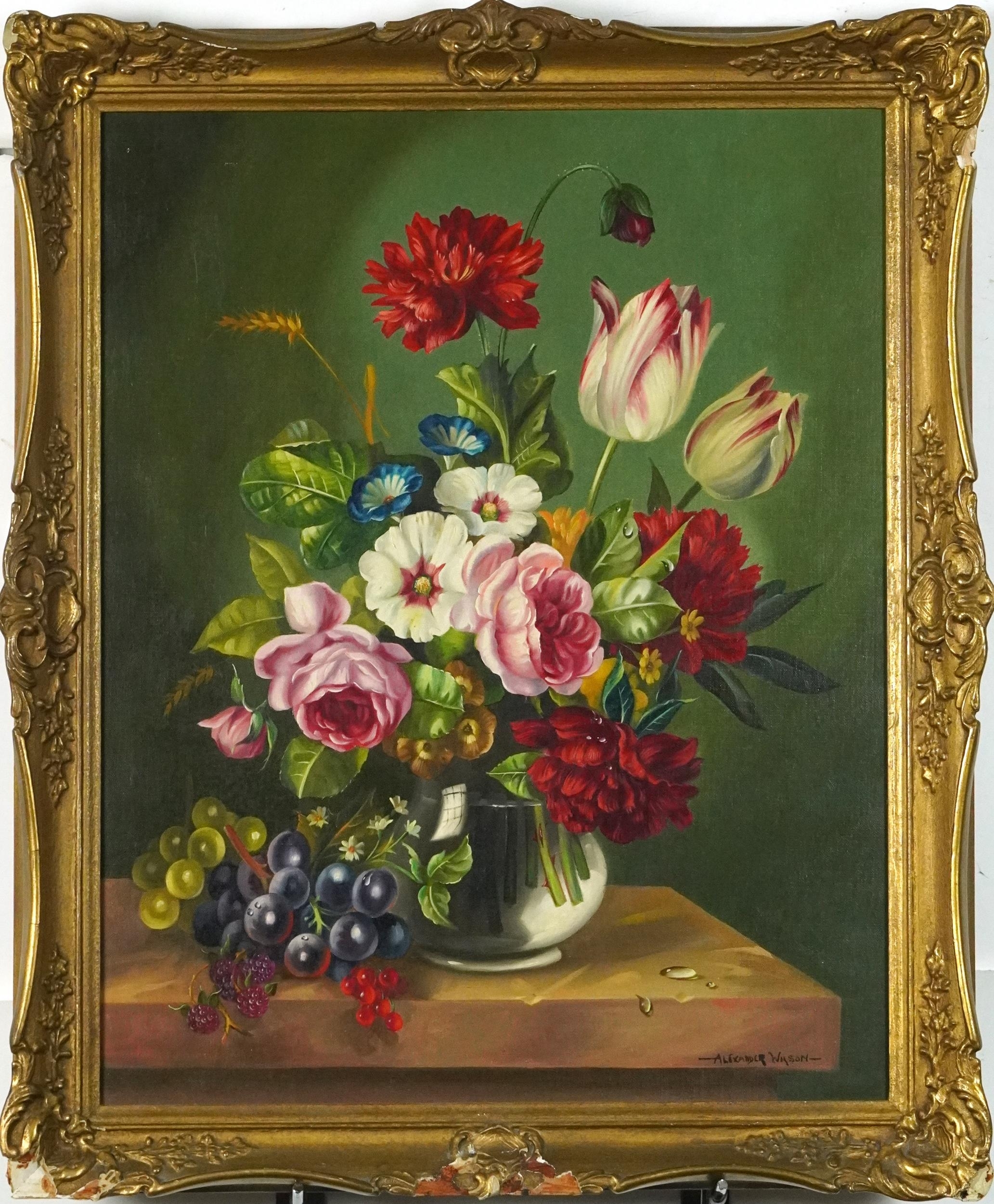Alexander Wilson | Still life flowers in vase | MutualArt