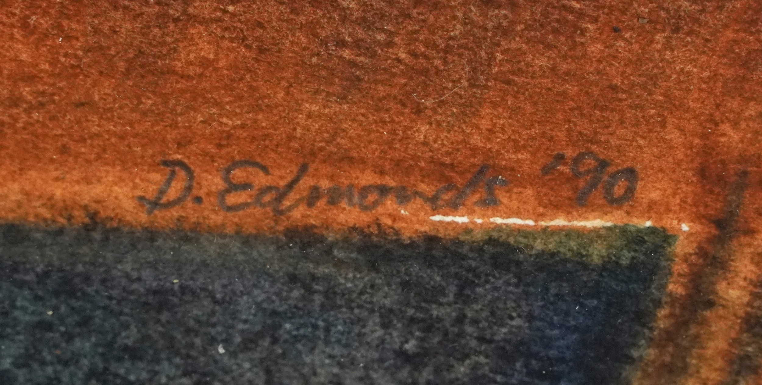 D. Edmonds | Still life fruit and vessels on a table | MutualArt