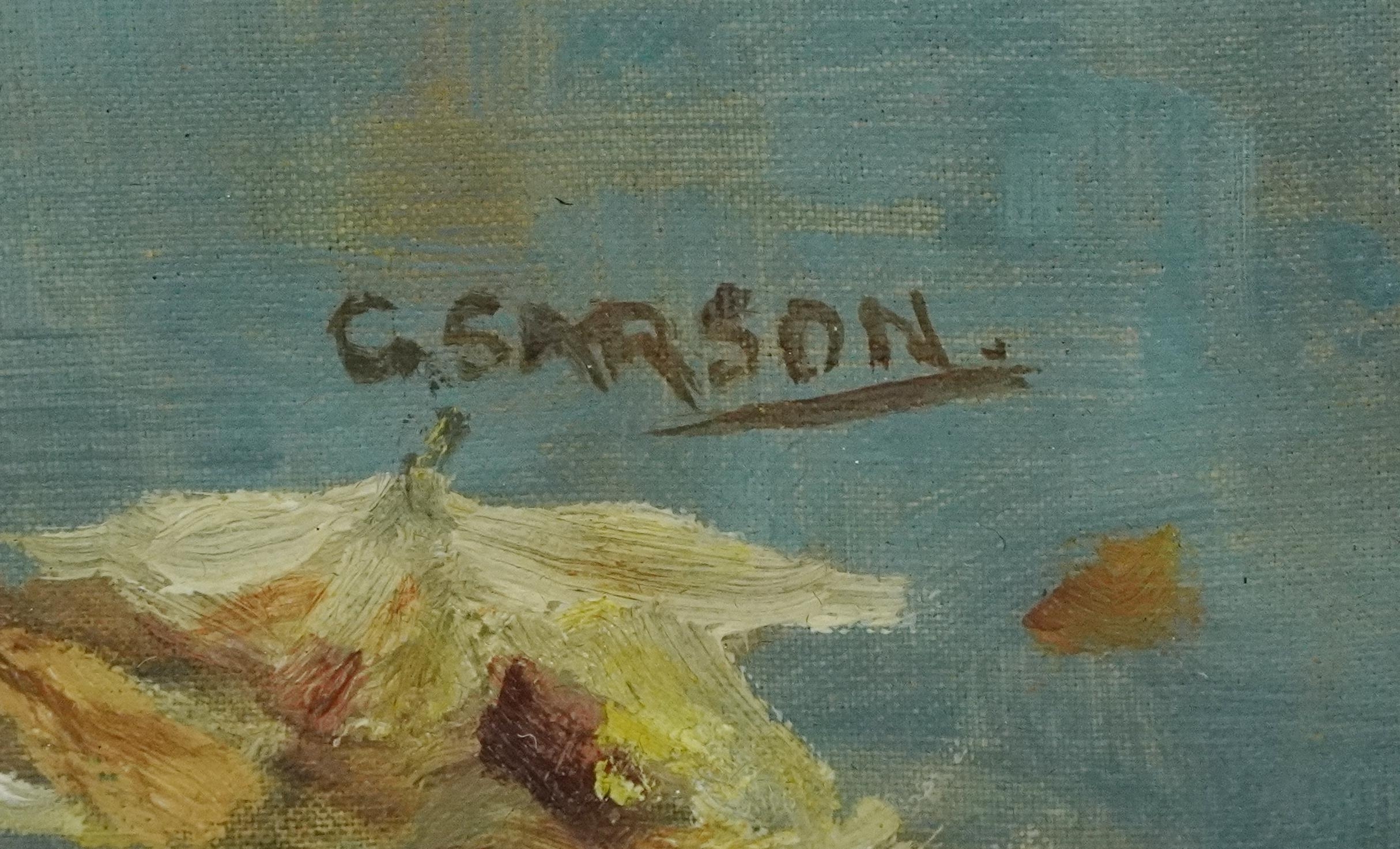 George Sarson | Pond with aquatic plants | MutualArt