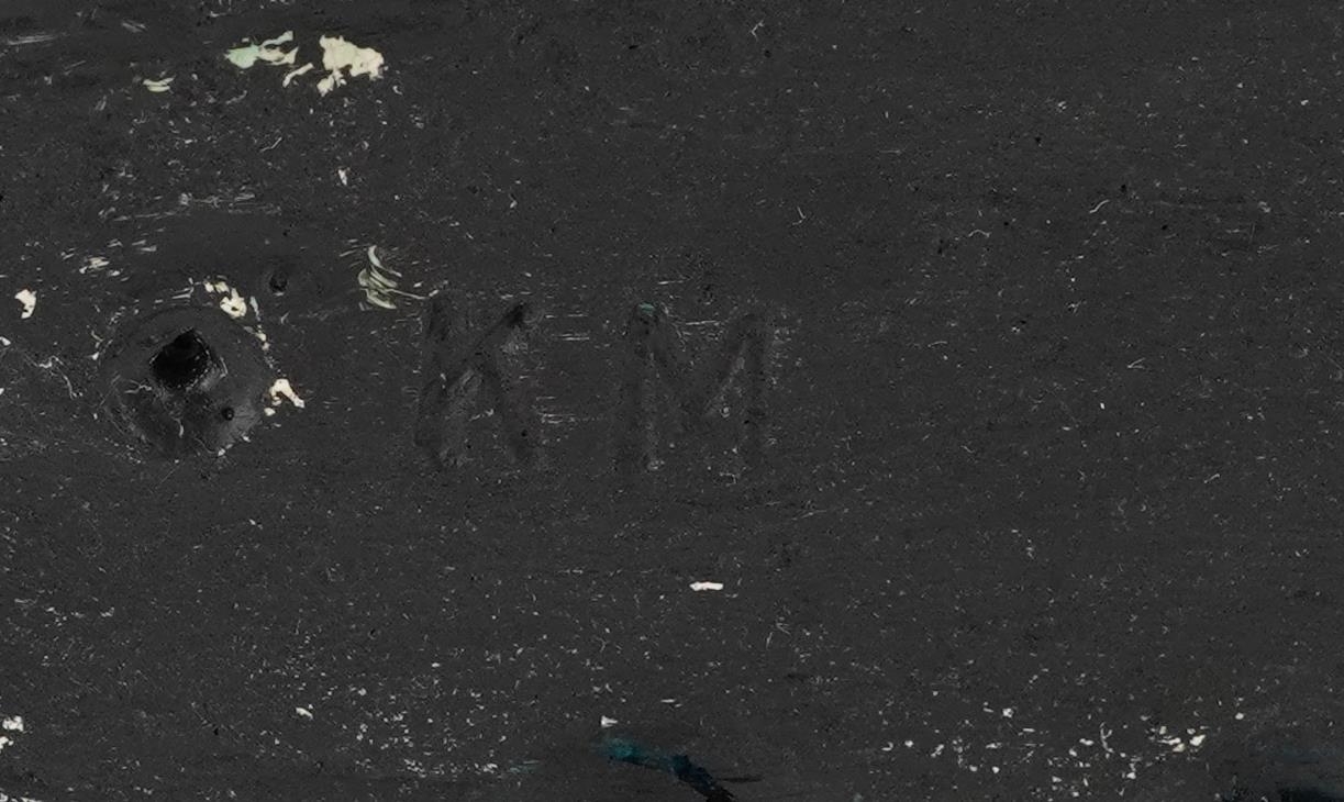 Kate Malone | large mid century style pottery fish having a mottled ...