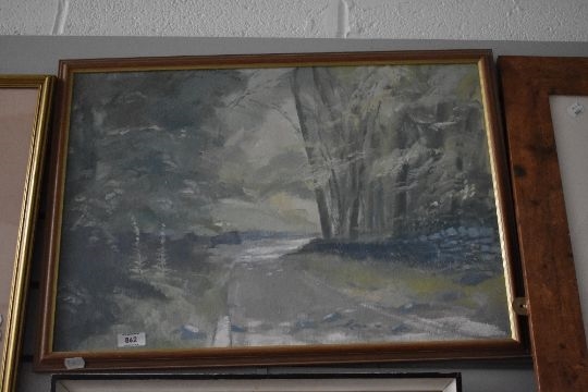 Malcolm Green | Pathway Through Woodland | MutualArt