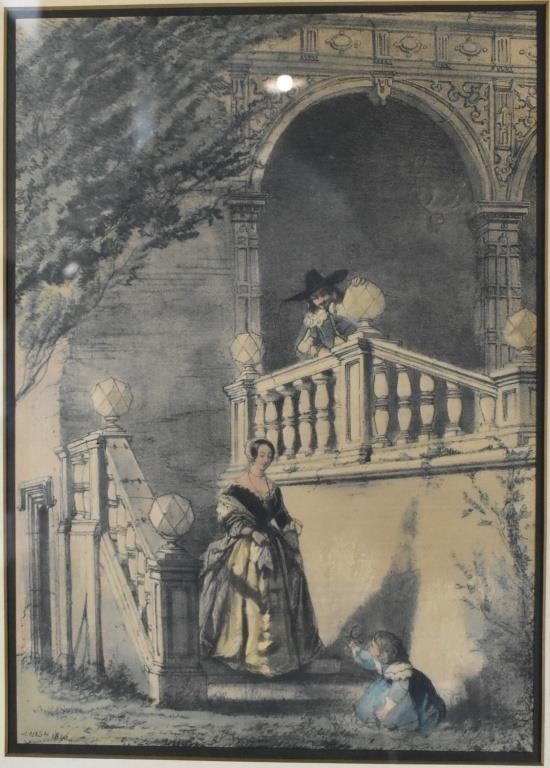 John Northcote Nash | J. NASH, HAND COLORED ENGRAVING | MutualArt