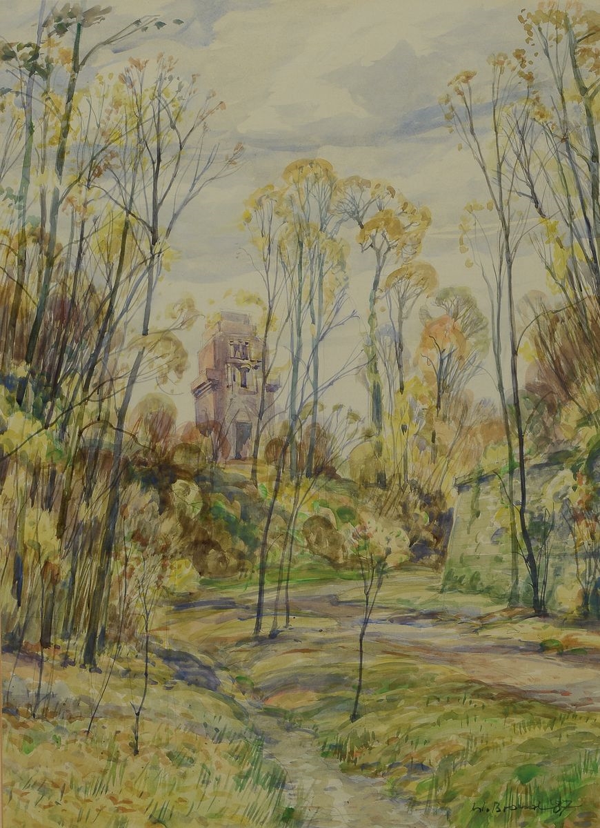 Werner Brand | Werner Brand, born 1933 Löbau, landscape,, signed, x ...