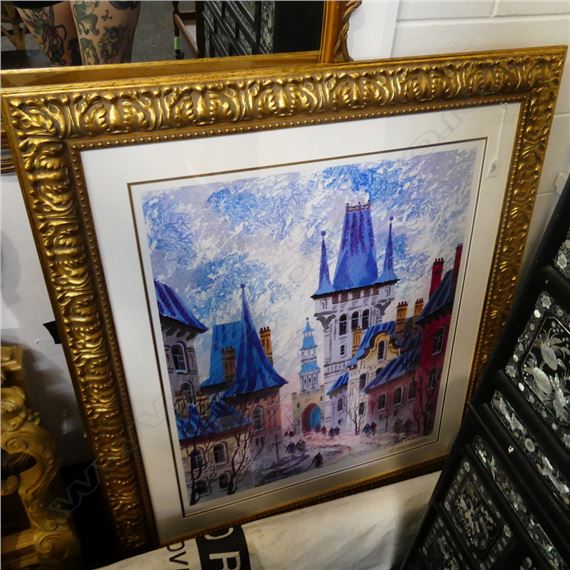 Anatole Krasnyansky | STREET OF OLD PRAGUE | MutualArt