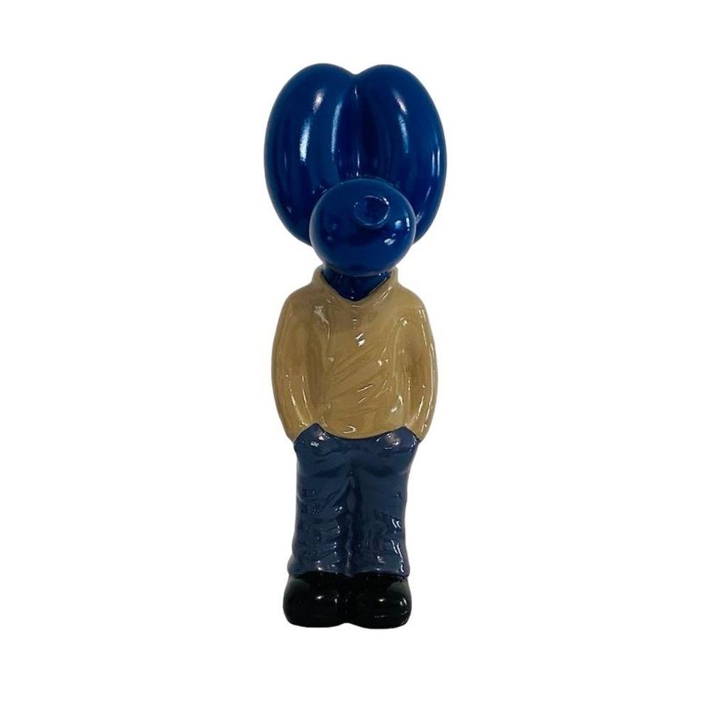 Mr. Lzi | Mr LZI - Street Face Balloon (Blue | MutualArt