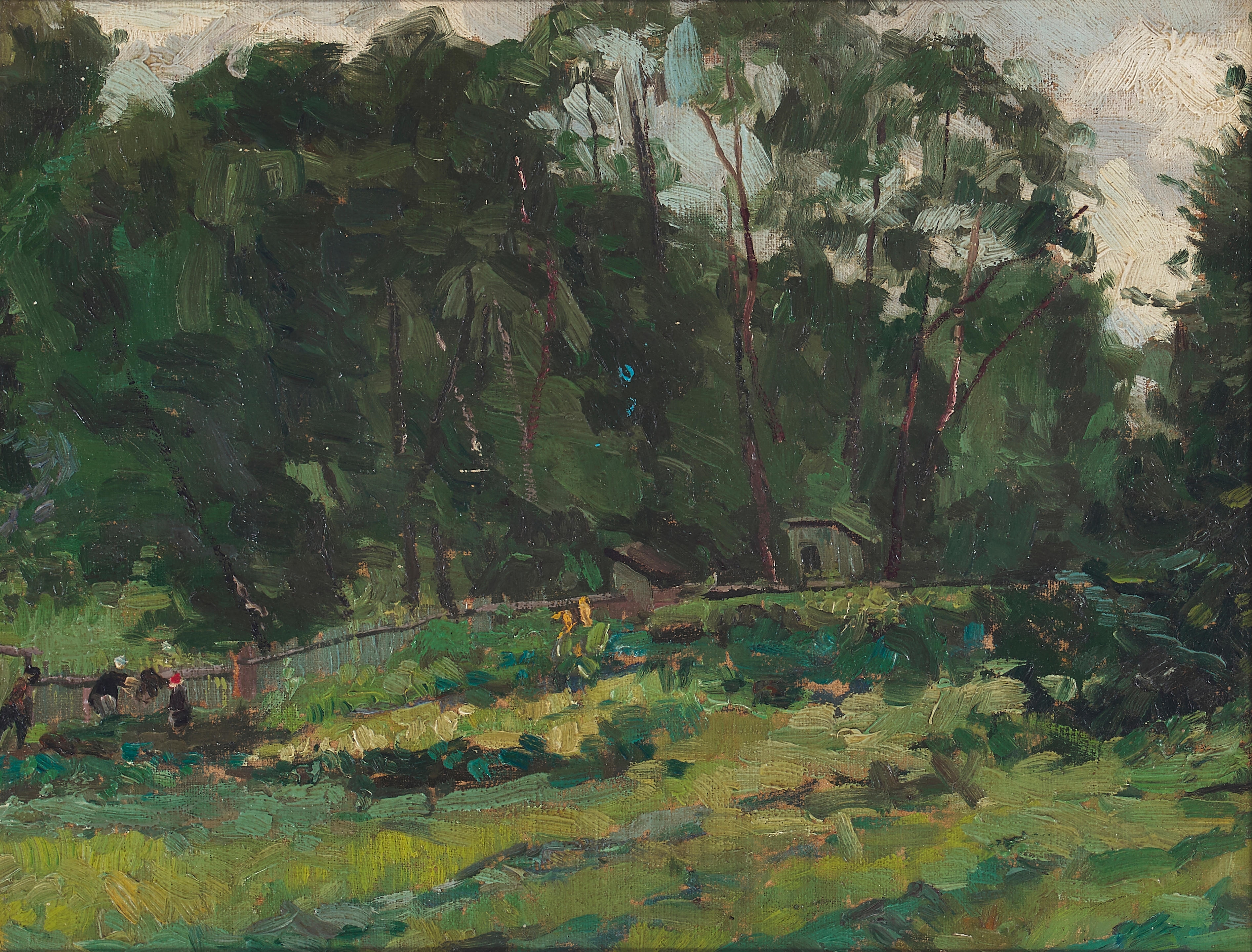 Francisco Goitia | Bosque con algunas figuras | MutualArt