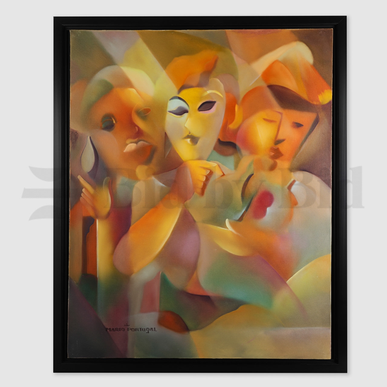 Mário Portugal | MÁRIO PORTUGAL (n.1962), As Máscaras (1981) | MutualArt