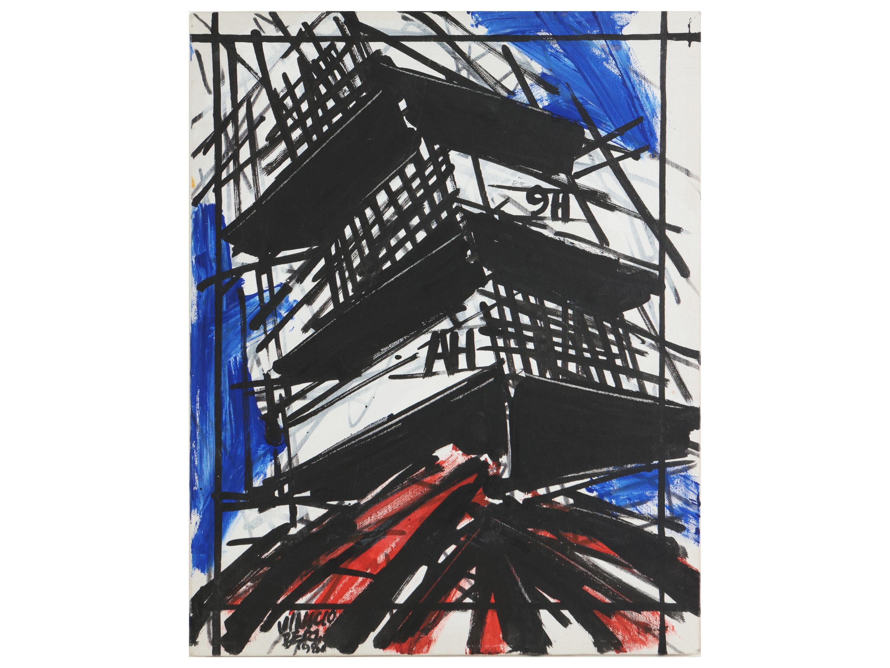 Vinicio Berti | Costruttivo positivo antagonista 1981 | MutualArt