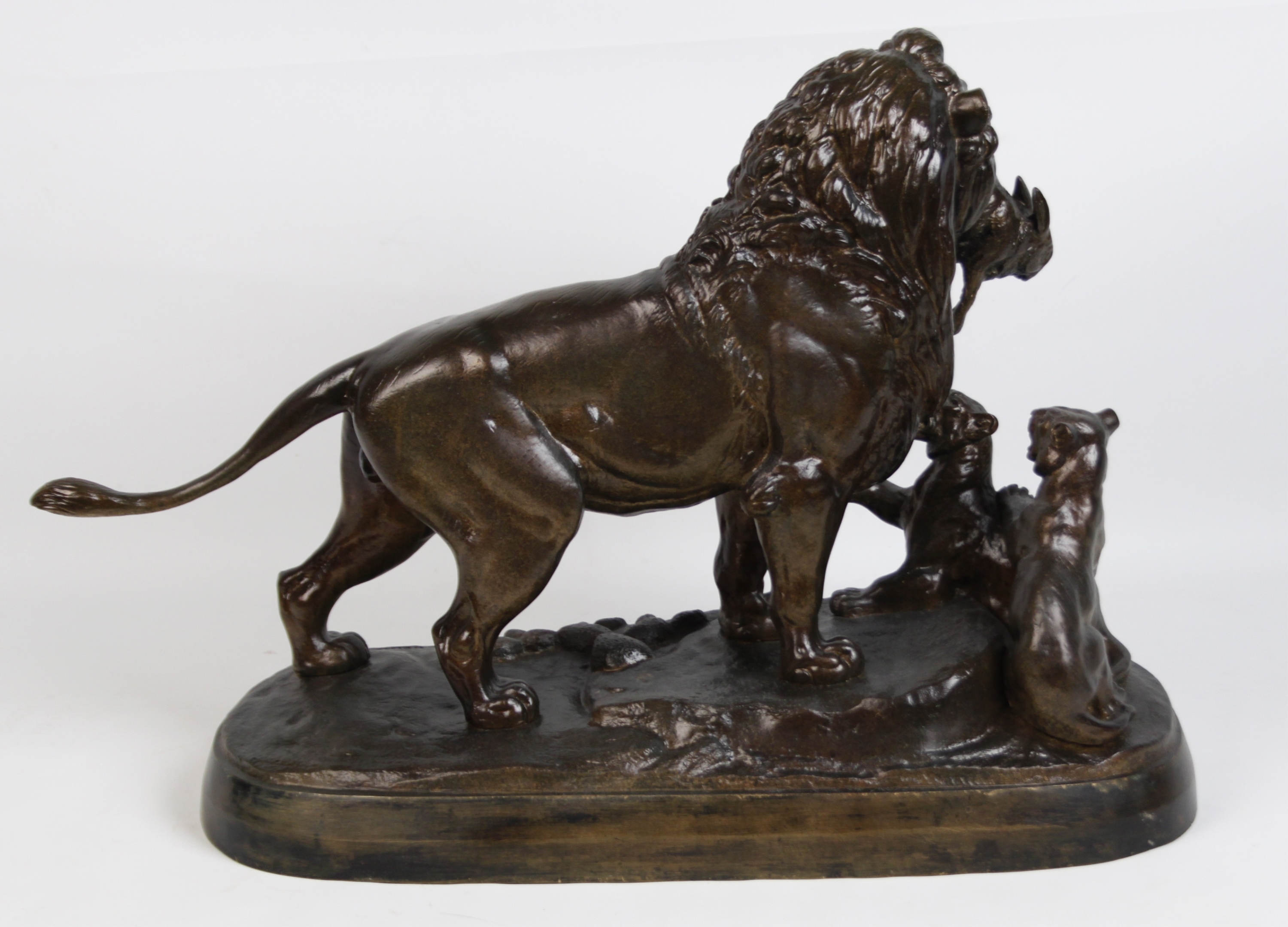 Paul Edouard Delabrierre | his cubs waiting underfoot (1829) | MutualArt