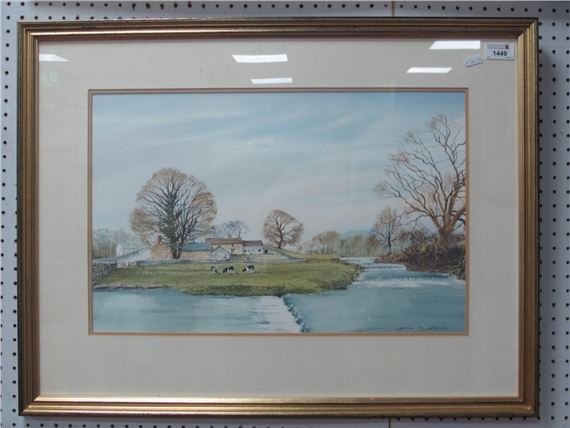 John Rudkin | The River Wye Near Alport | MutualArt