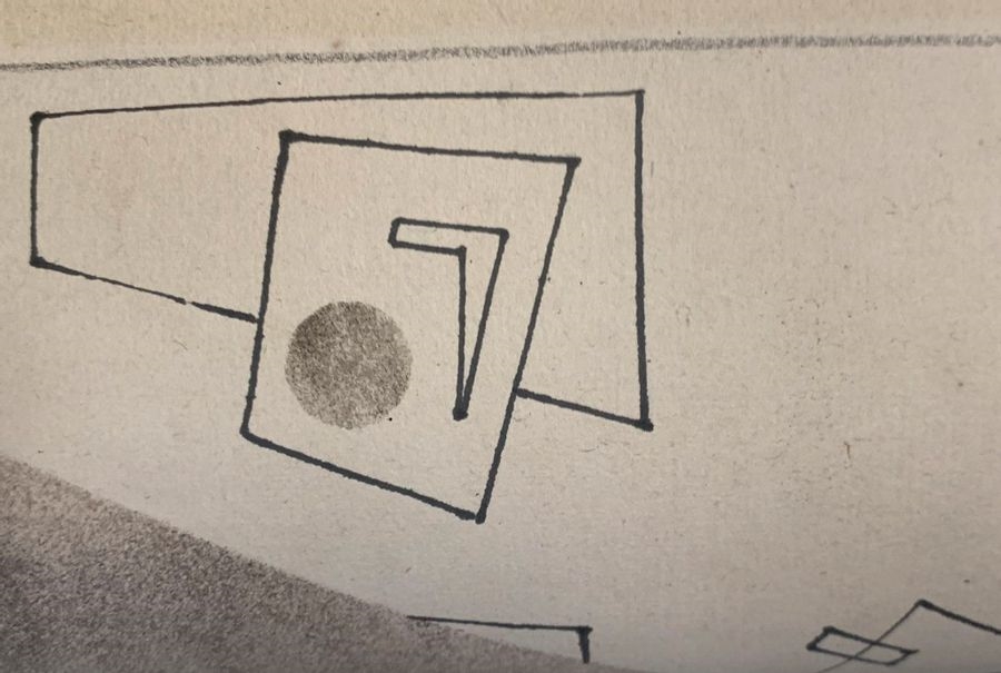 Vladimir Vasilyevich Lebedev | Suprematist figure (Circa 1919) | MutualArt