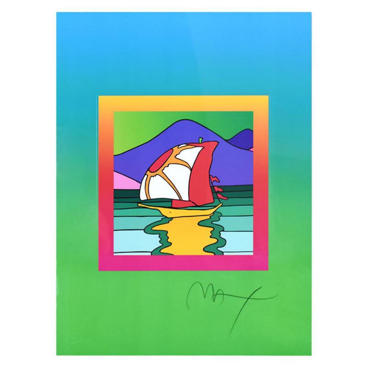 Peter Max | Sailboat East on Blends | MutualArt