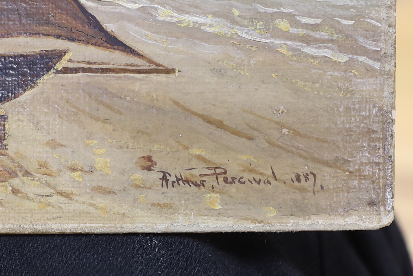 Arthur Percival | ‘Brighton showing the West Pier (1887) | MutualArt