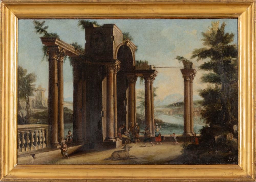 Italian School, 18th Century | Paisagens neoclássicas - Capriccios ...