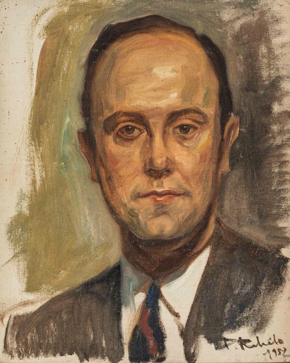 Domingos Rebelo | Retrato de figura masculina | MutualArt