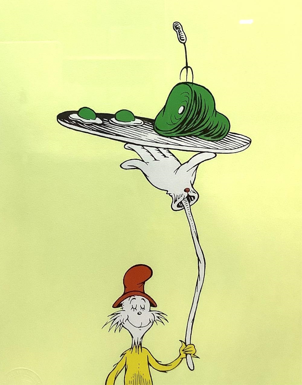 Dr. Seuss | Green Eggs and Ham (Inside cover Illustration) | MutualArt