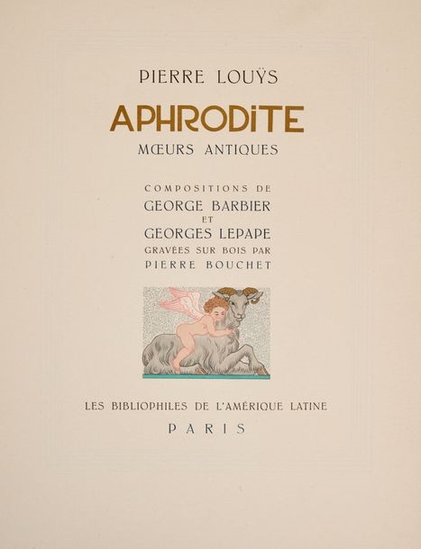 Pierre Louÿs | Aphrodite | MutualArt