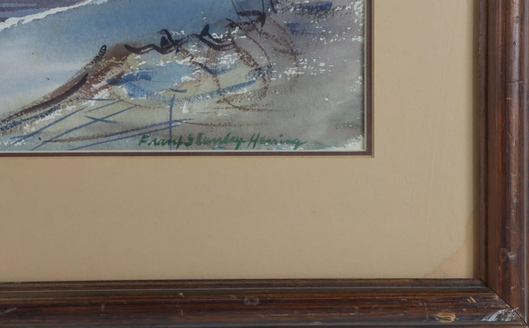 Frank Stanley Herring | Stormy coastal landscape | MutualArt