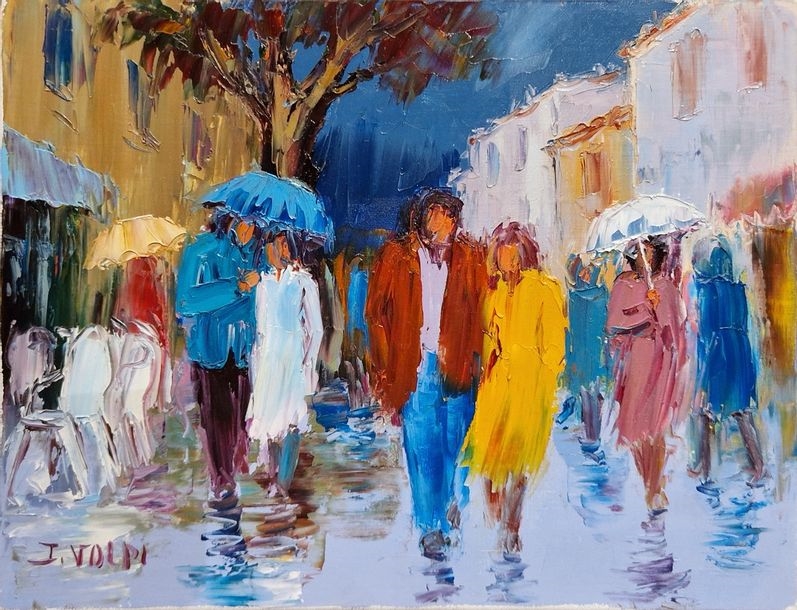 Jacques Volpi | VOLPI Jacques (born 1948) A rainy day painting... - Lot ...