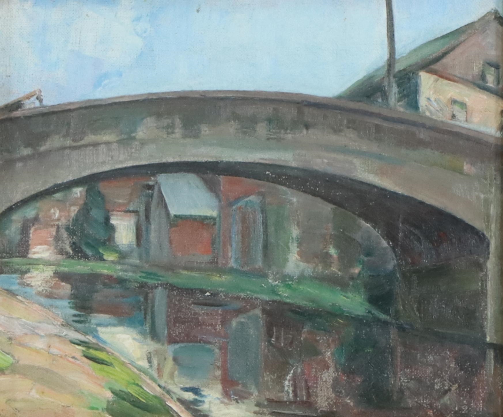 Della J. Barber | New Hope canal scene | MutualArt