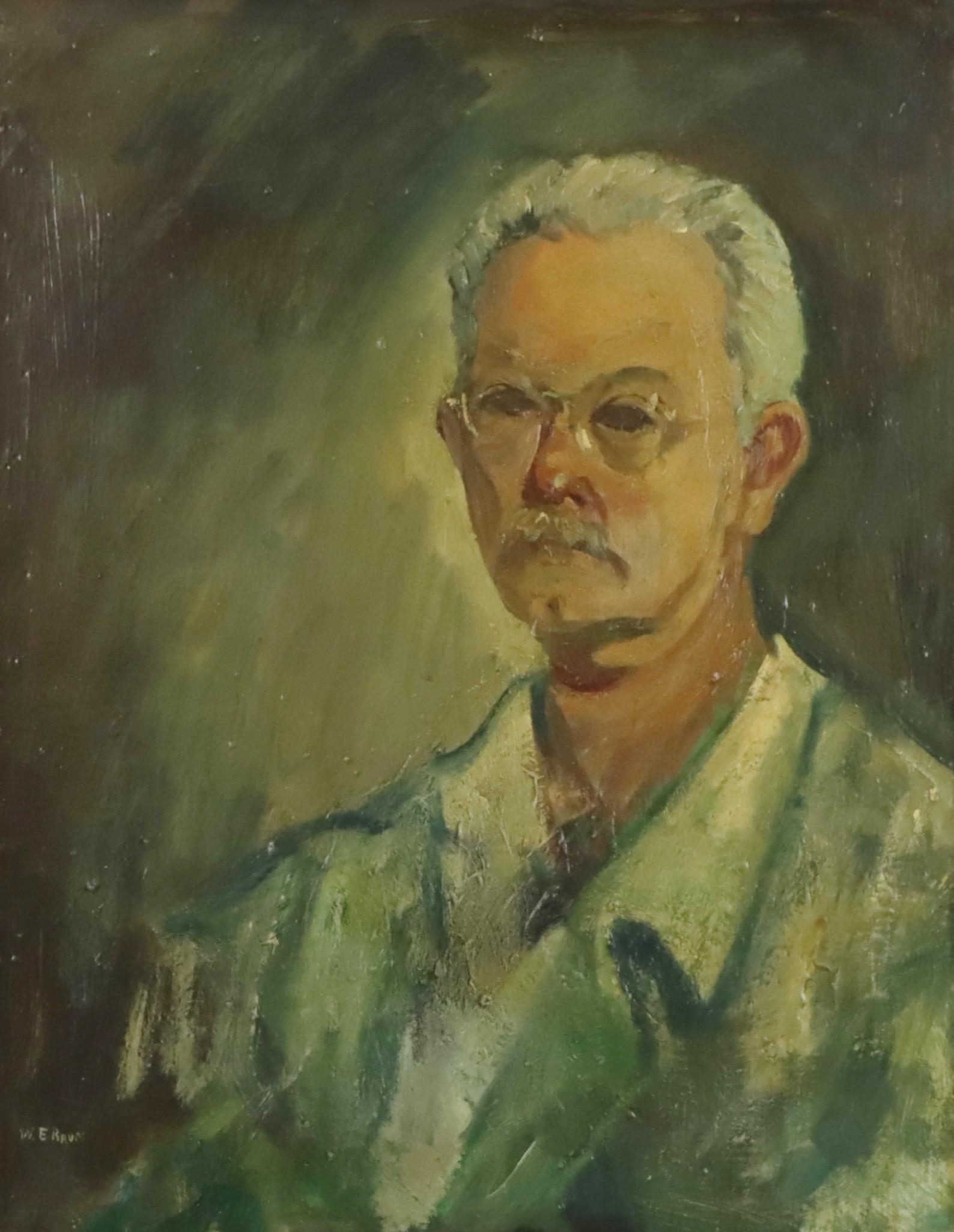 Walter Emerson Baum | Seated portrait of the artist | MutualArt