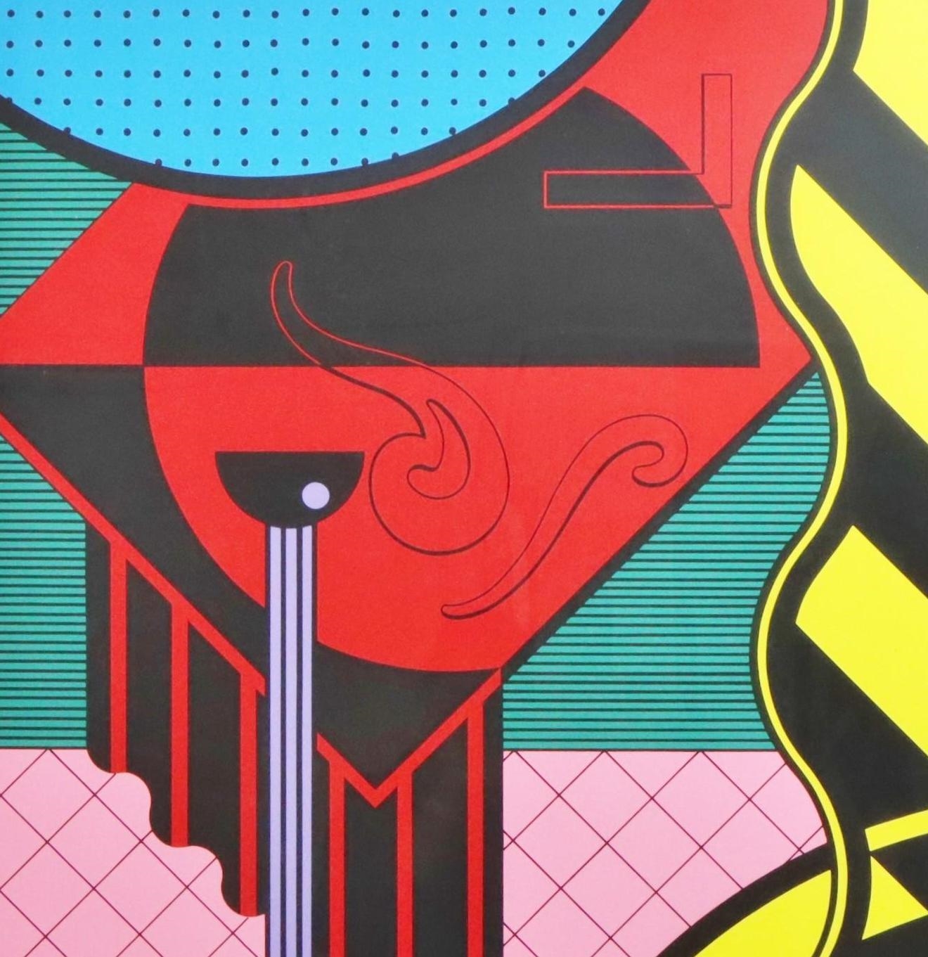 Jayme Odgers | New Wave design poster for Ron Rezek Lighting | MutualArt