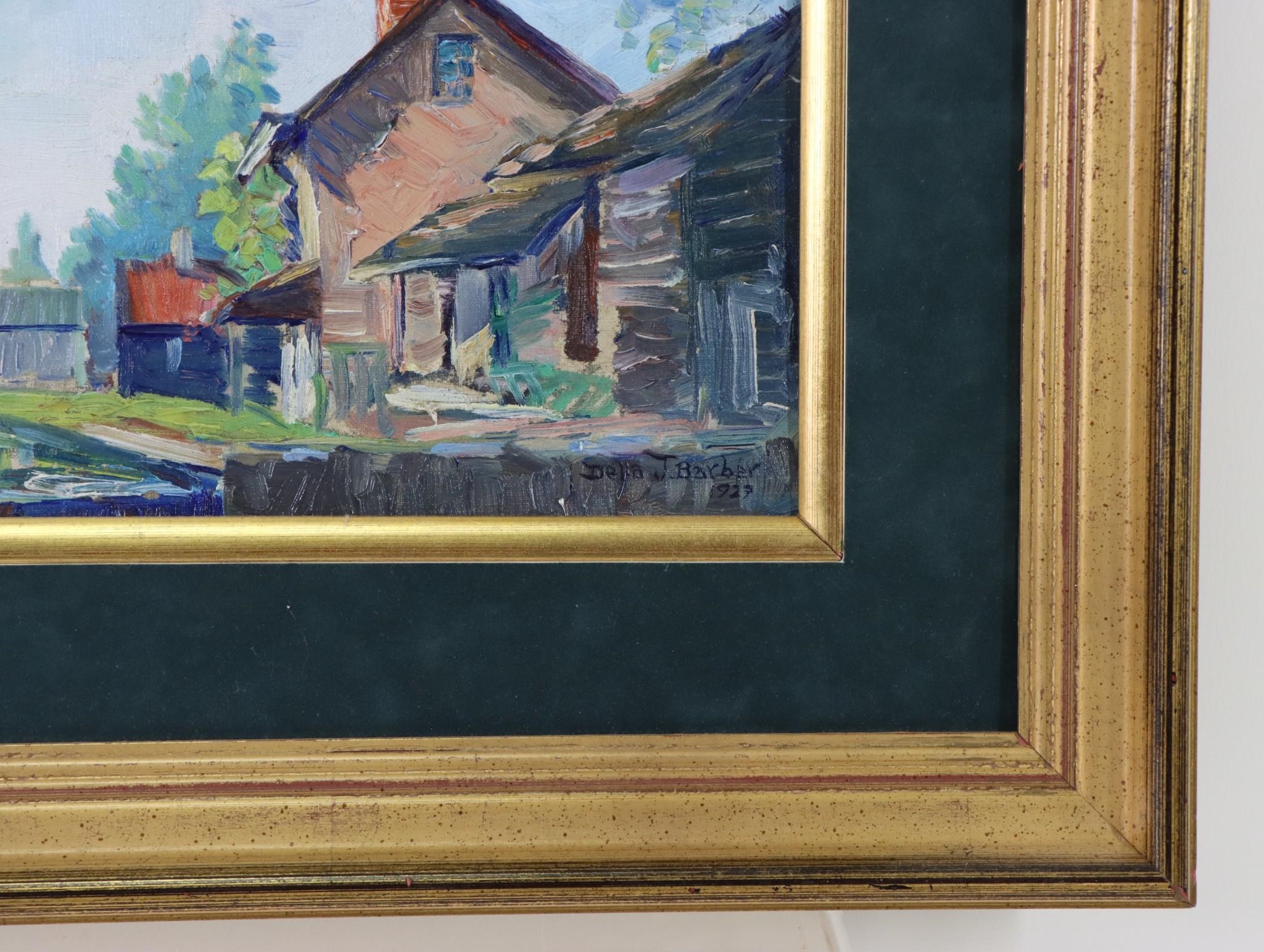 Della J. Barber | Bucks County canal (1929) | MutualArt