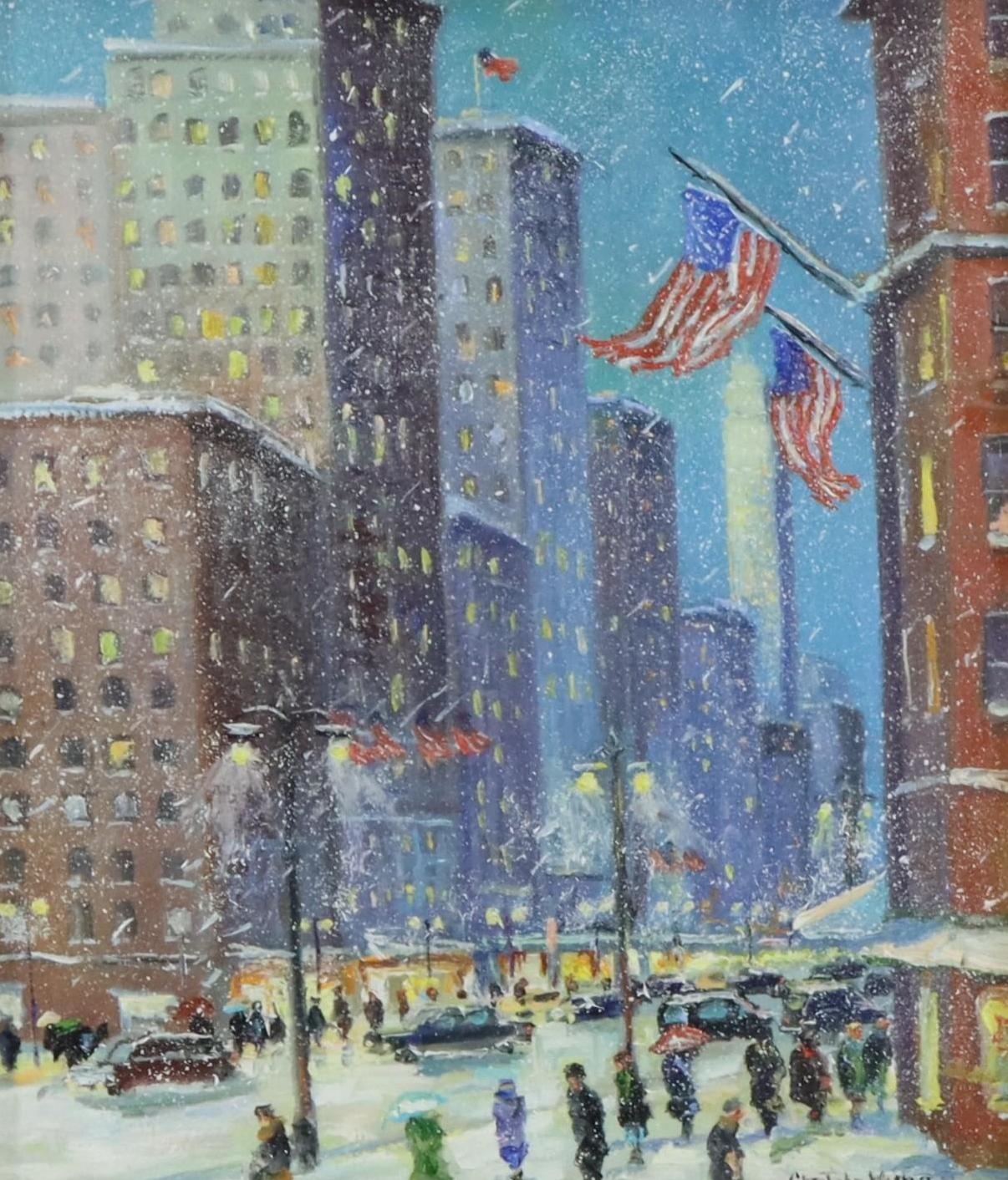 Christopher Willett | City Lights Manhattan New York City | MutualArt