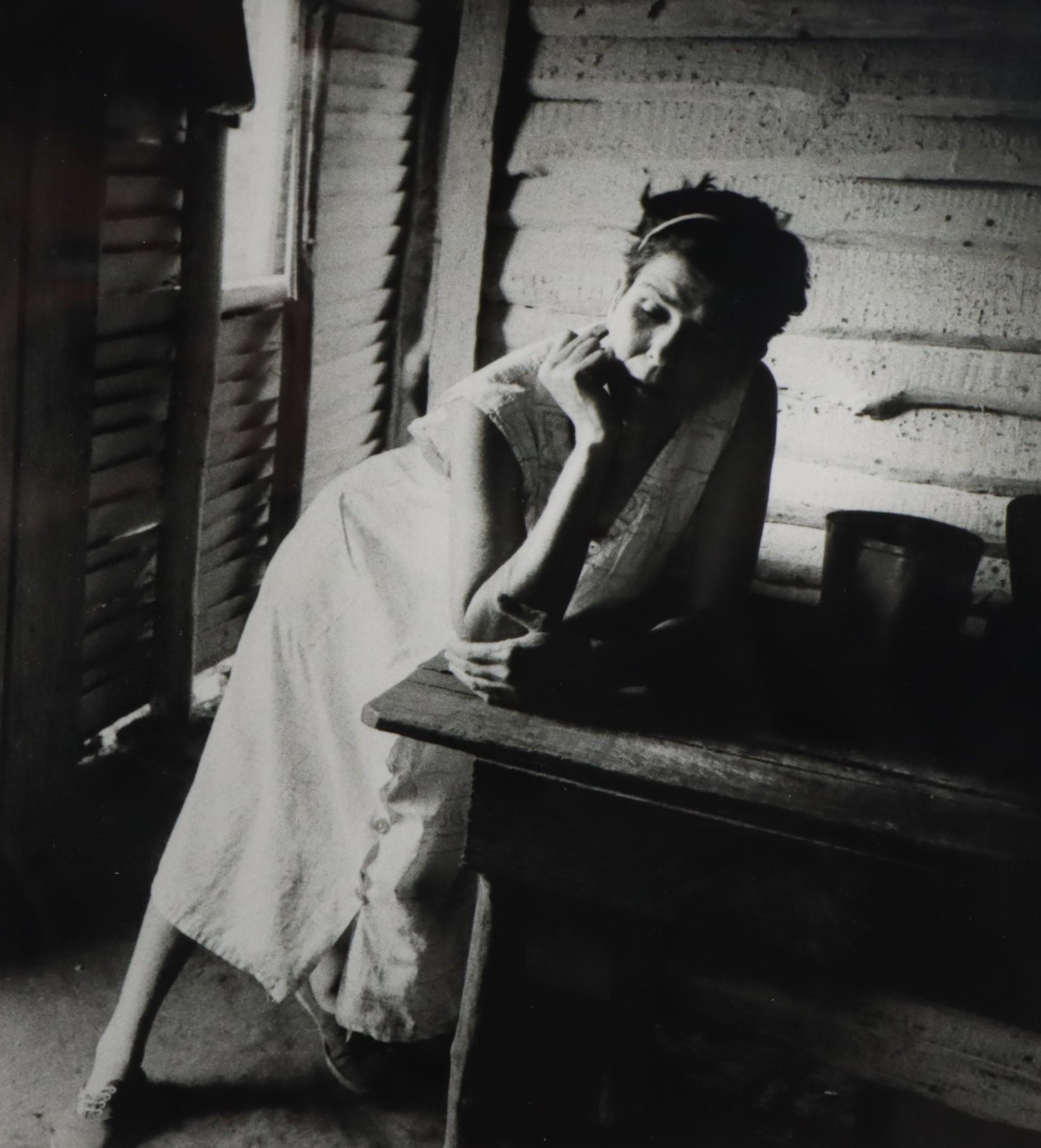 Susan S. Bank | Caridad Leaning on Table from photographer's Cuba ...