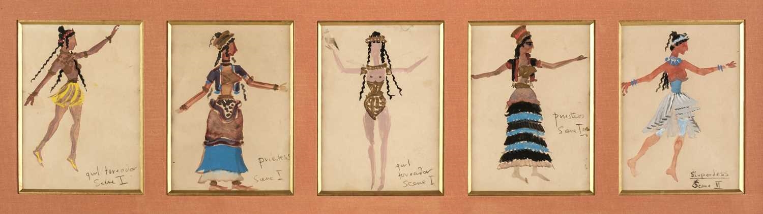 Isabel Lambert | Five costume designs for the ballet Tiresias (1950 ...