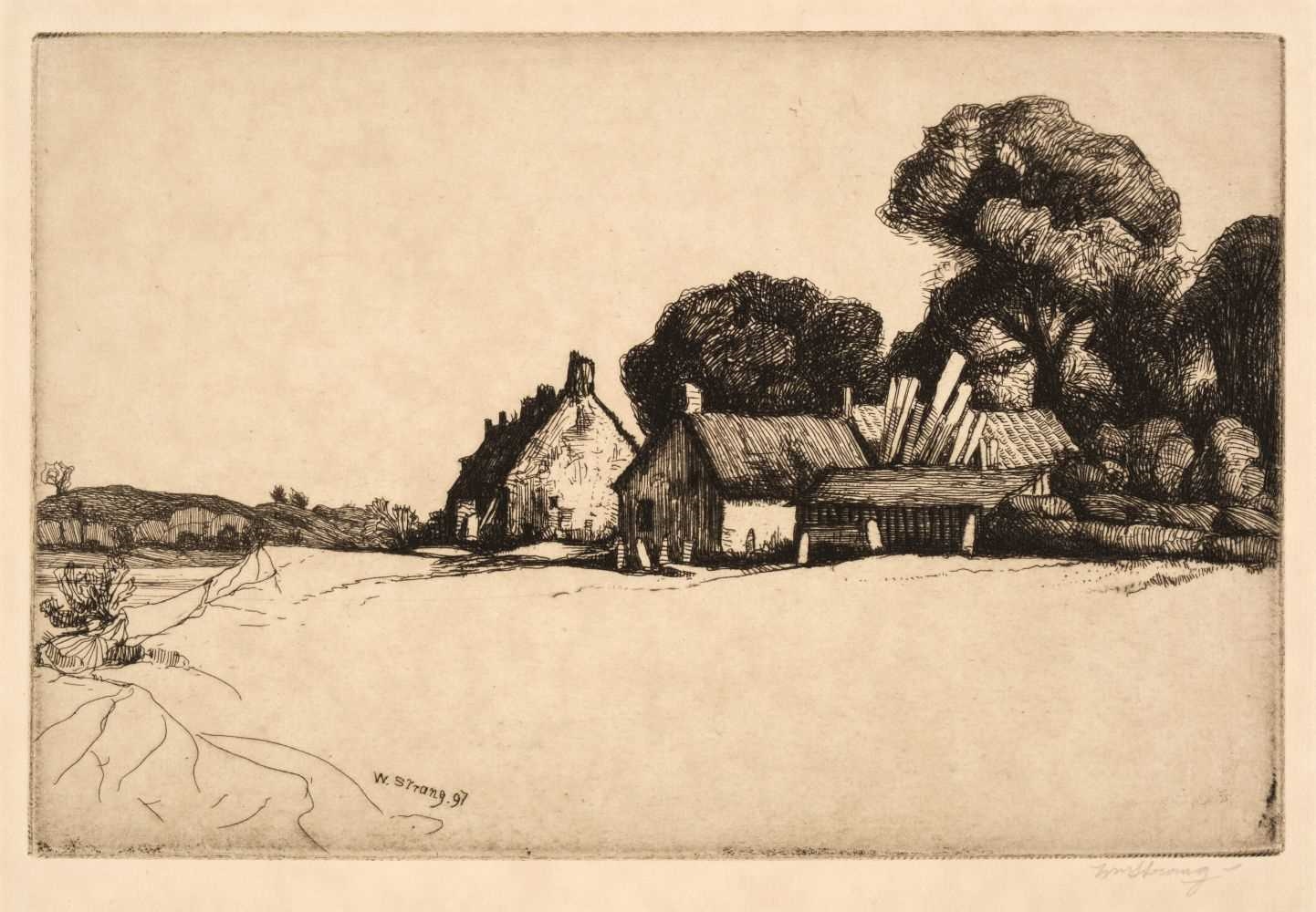 William Strang | Laughing man - Self Portrait (1911) | MutualArt