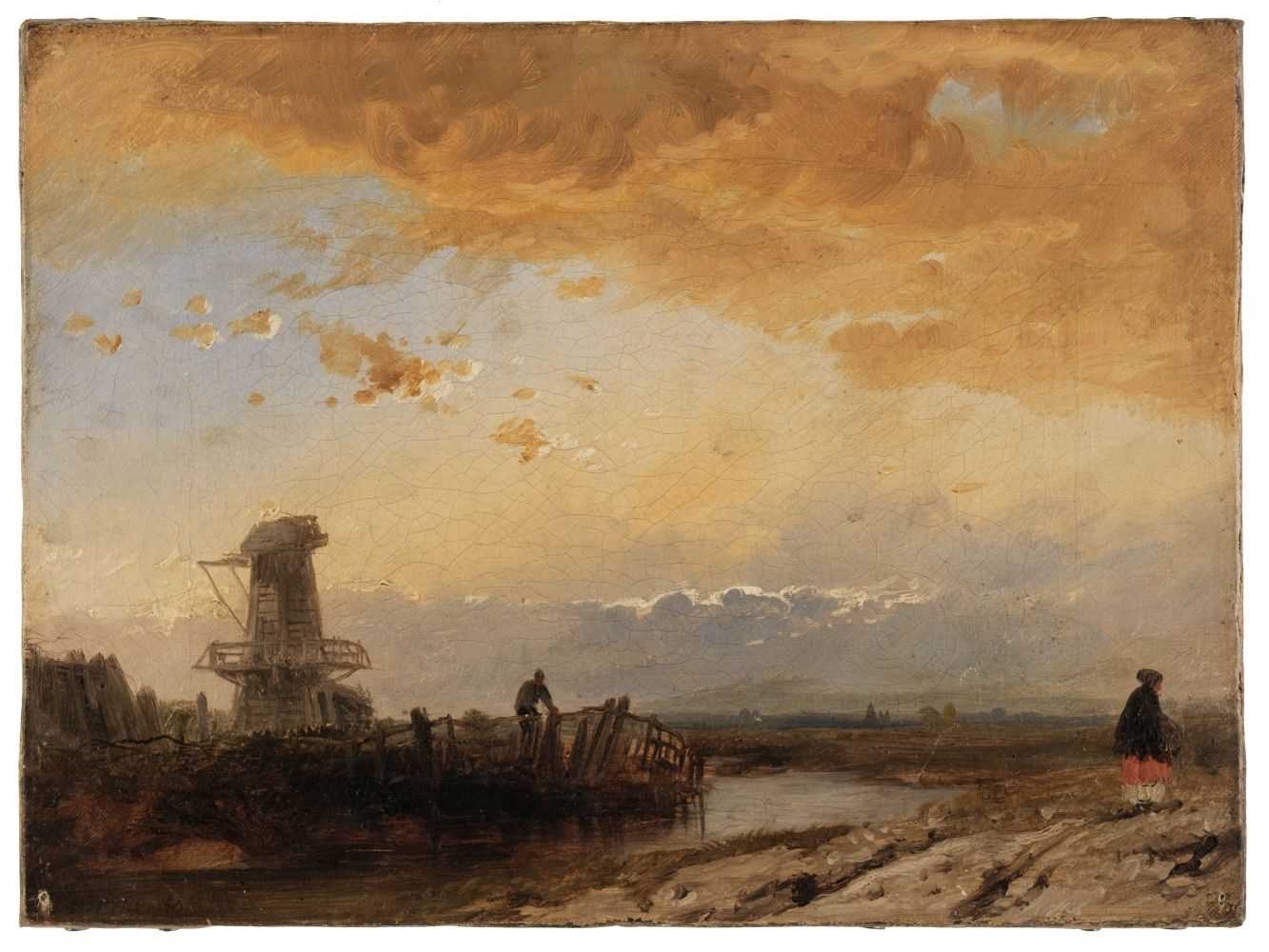 James Baker Pyne | Windmill (1848) | MutualArt