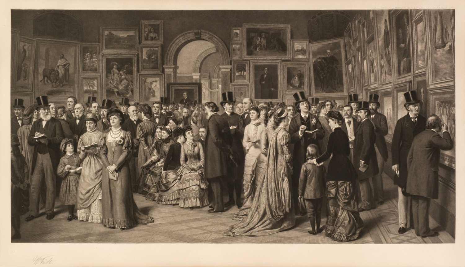 William Powell Frith | A Private View at the Royal Academy (1885 ...