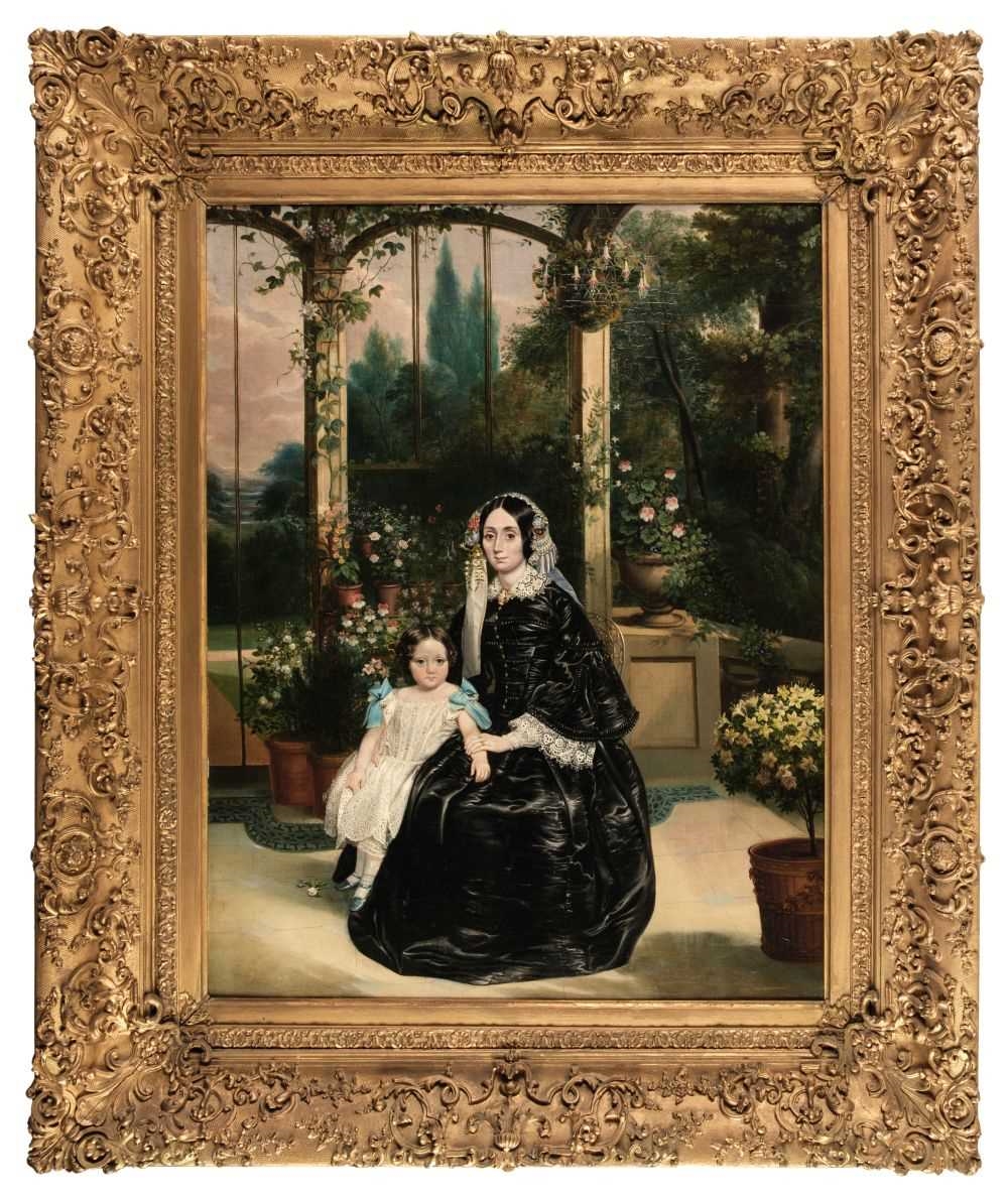 George Cole | Jane Baker Lambert and daughter Alice Jane | MutualArt