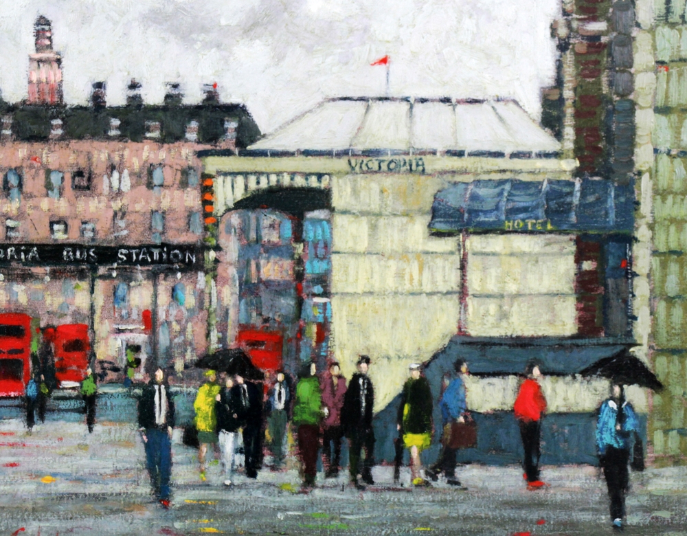 Loretta Feeney | Victoria Station London (1988) | MutualArt