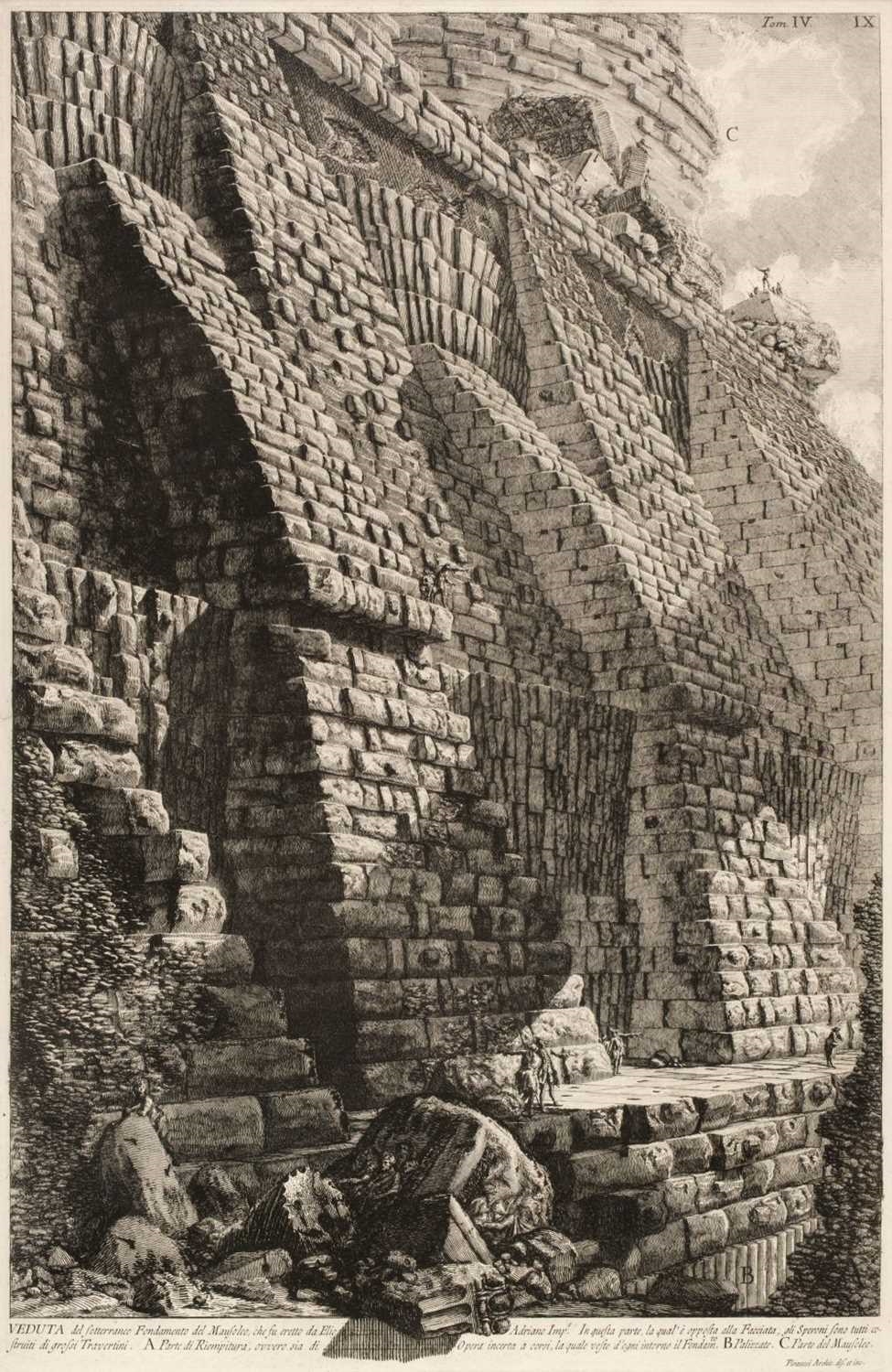 Giovanni Battista Piranesi | Veduta del Sotterraneo Fondamento del ...