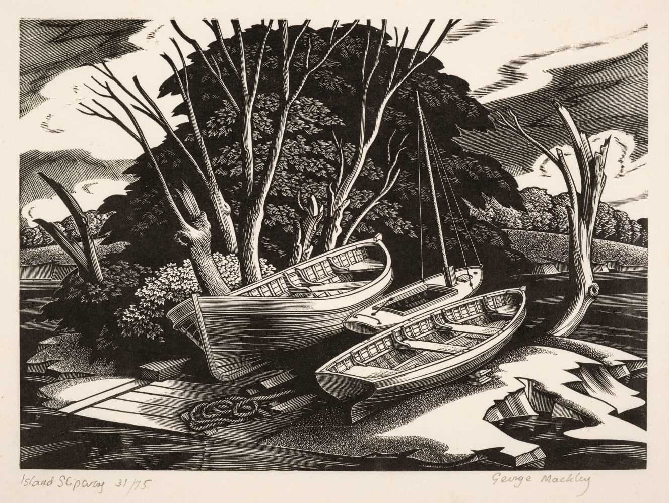 George Mackley | Island Slipway (Circa 1940s) | MutualArt