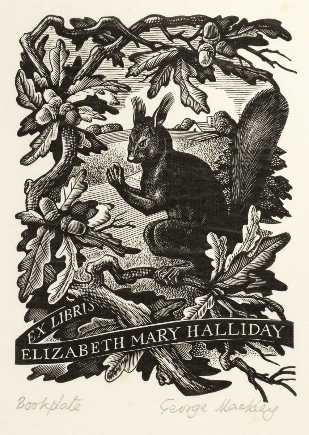 George Mackley | Bookplate for Elizabeth Mary Halliday (1963) | MutualArt