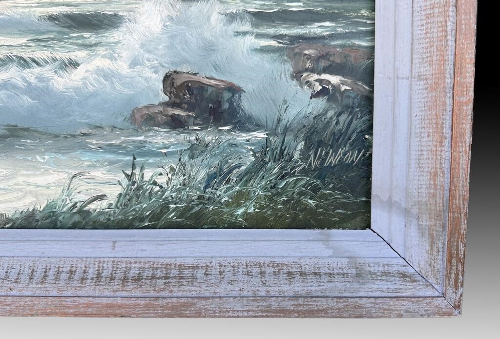 Sam Newton | SAM NEWTON FLORIDA HIGHWAYMEN BEACH PAINTING | MutualArt
