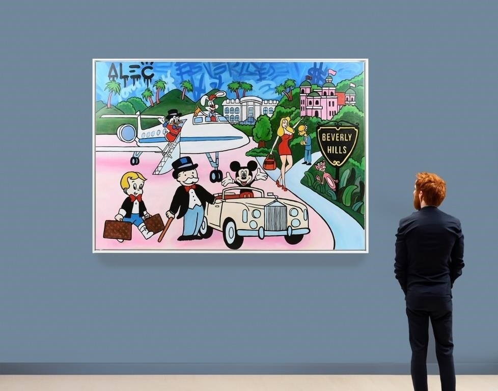 Alec Monopoly | LARGE ALEC MONOPOLY ORIGINAL PAINTING | MutualArt