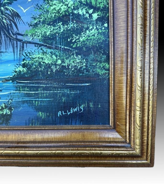 Robert Lewis | R.L. LEWIS FLORIDA HIGHWAYMEN PAINTING | MutualArt