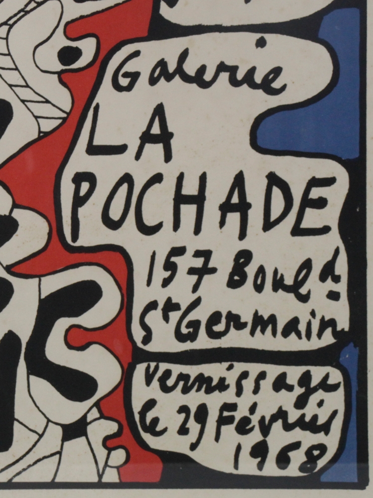 Jean Dubuffet | Jean Dubuffet Exhibition Original Lithograph Poster ...
