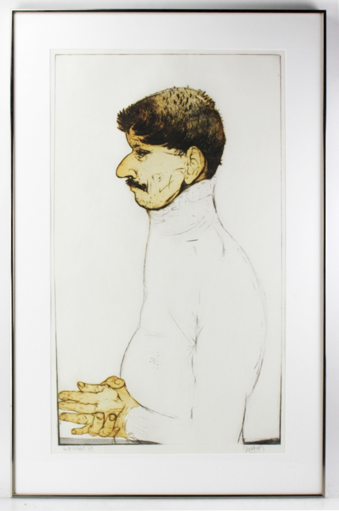 Mauricio Lasansky | Self-Portrait (1957) | MutualArt