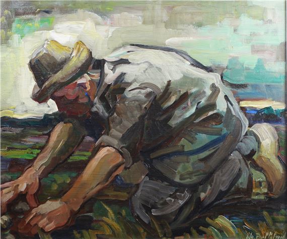 Edmond Bellefroid | De landarbeider | MutualArt